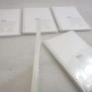 Lot Of 5: Berkshire Cleanroom Notebook, 5.5" X 8.5" With Plastic Cover ...