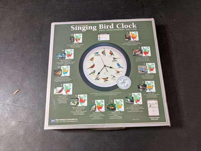 Birds Of North America The Original Singing Bird Clock - Dutch Goat