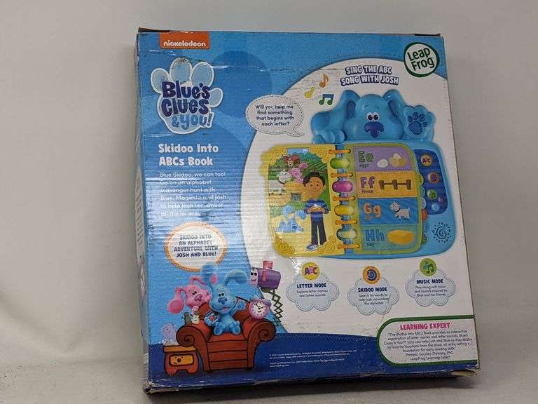 Leap Frog Nickelodeon Blue's Clues and You Skidoo Into ABC's Book ...