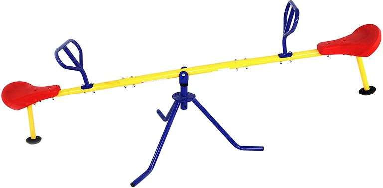 ActivPlay Swivel Teeter Totter - Weather-Resistant Powder-Coated Steel ...