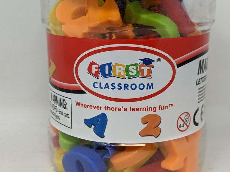 Lot of 4 - First Classroom, Magnetic Letters & Numbers, 78 Pieces In ...