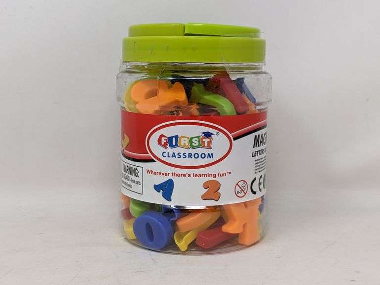 Lot of 4 - First Classroom, Magnetic Letters & Numbers, 78 Pieces In ...