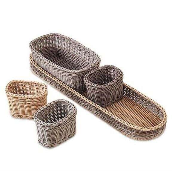 Pampered Chef Wicker Serving Caddy Pack - Dutch Goat