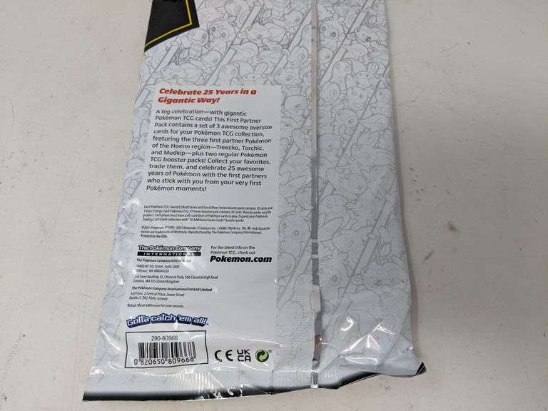 Pokemon Train On First Partner Pack - Dutch Goat