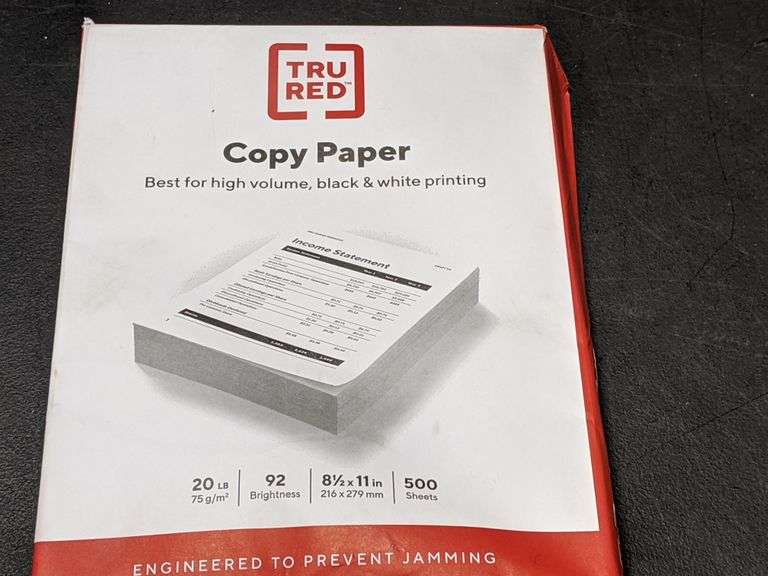 Lot Of 4 - Tru Red Copy Paper (500 Sheets) - Dutch Goat