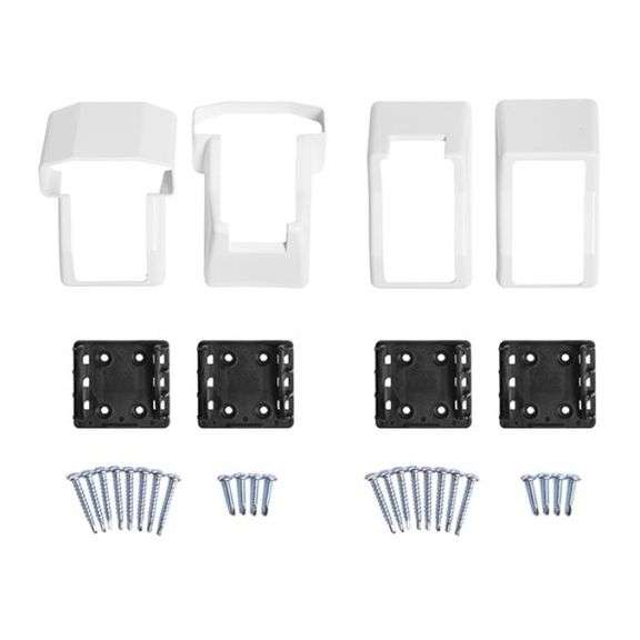 Outside Deck Stair Rail Mounting Brackets: T-Rail And 2"X 3.5" Two ...