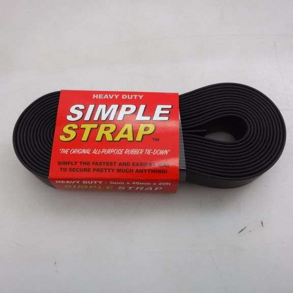 Simple Strap 3MM Heavy Duty, Black, 20' - Dutch Goat