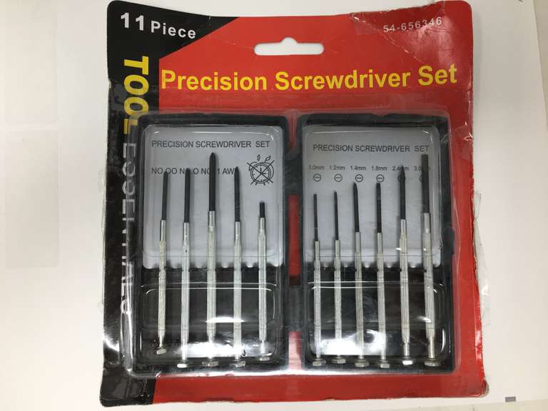 Assortment of 2 Tool Essentials Precision Screwdriver Set/Lenox Curved ...