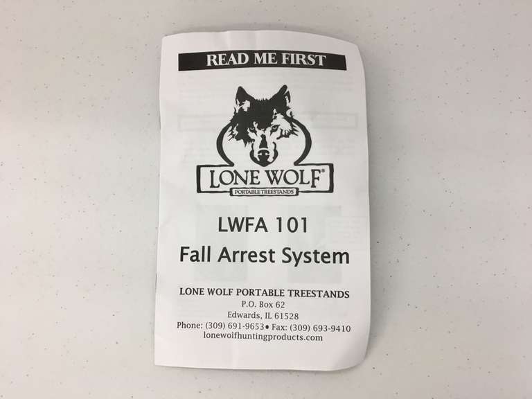 Lone Wolf Fall Arrest System Portable Tree Stand - Dutch Goat