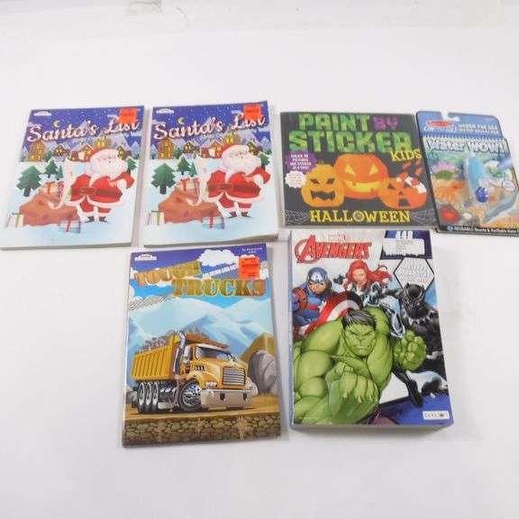 Assortment Of Kids Activity/Coloring Book, Marvel Avengers: 448 Pages ...