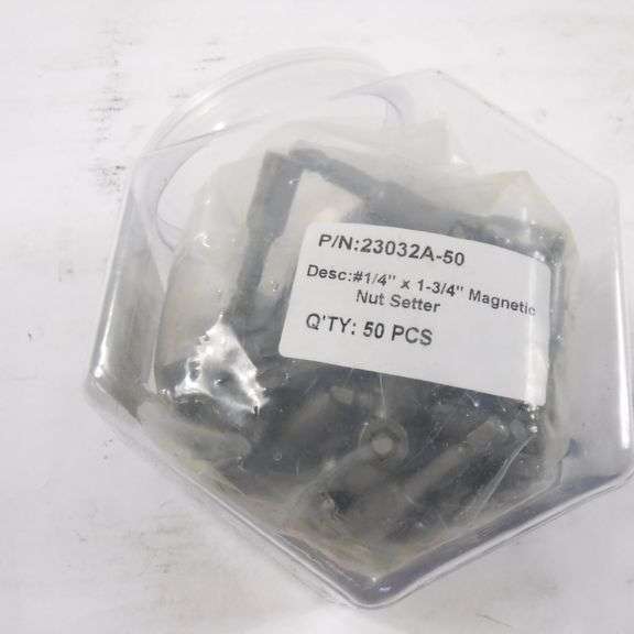 Lutz Tool Company 1/4" Magnetic Nut Setter 50pc - Dutch Goat