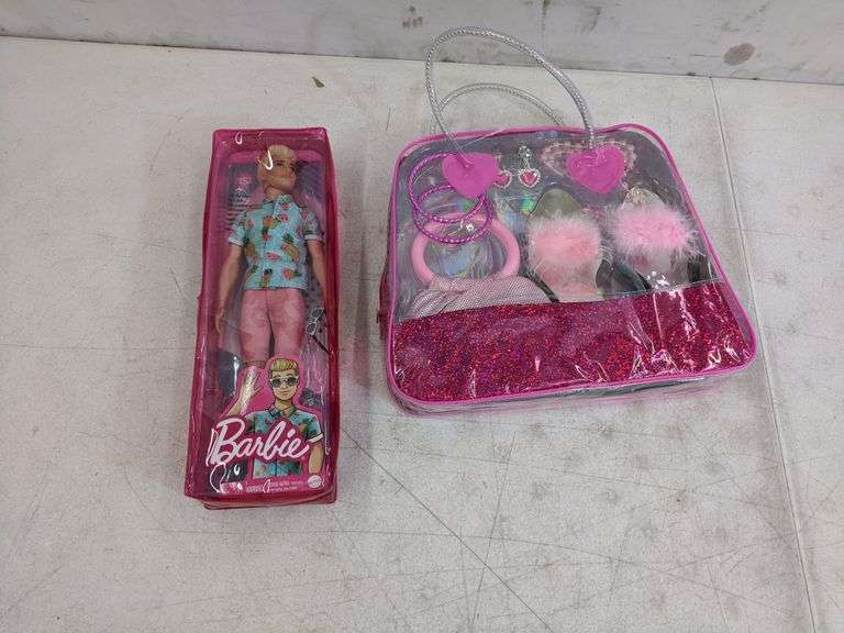 Assortment of 2 Girls Play Products - Princess Kit and Barbie's Ken ...