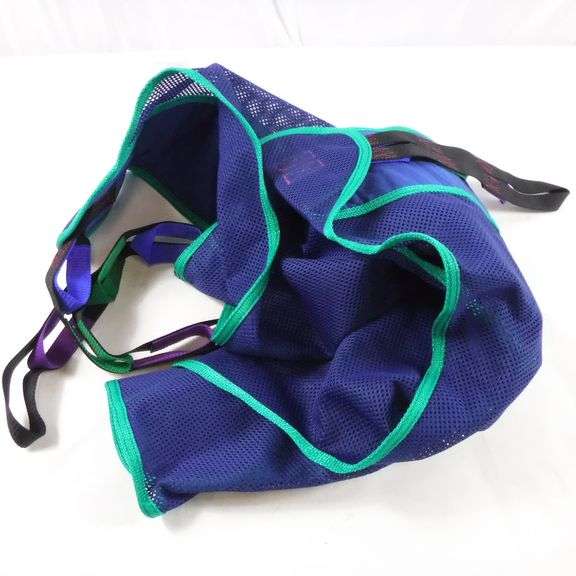Invacare Blue Fabric Full Body Medical Sling - Dutch Goat