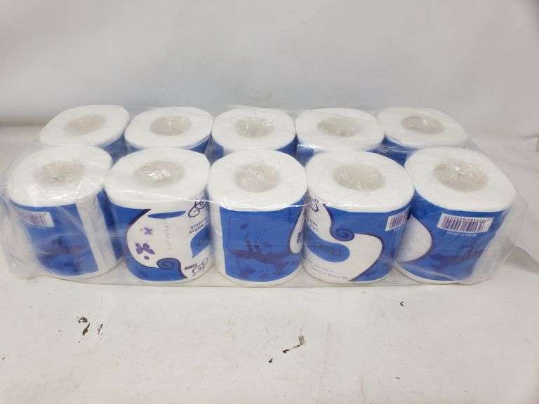 Lot of 4 Element 3 ply Sheets Bath Tissue - 10 In Each Pack - Dutch Goat