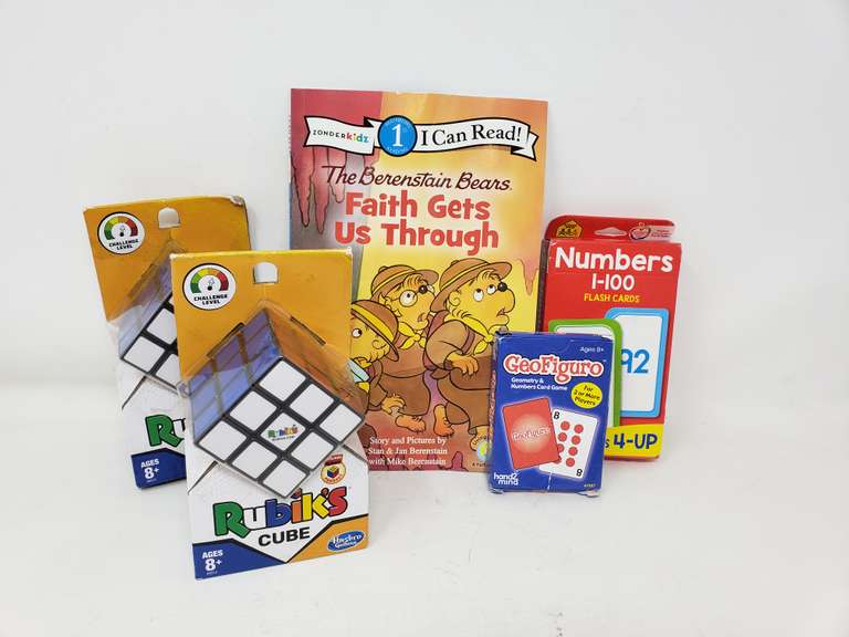 Assortment of 5 Child Learning Assortment - 2 Rubiks Cubes - The ...