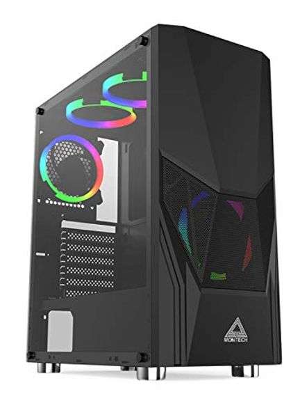 Montech Fighter 500 ATX Mid-Tower Computer Gaming Case/Pre-Installed ...