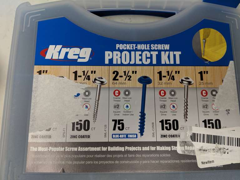 Kreg Pocket Hole Screw Project Kit - Dutch Goat