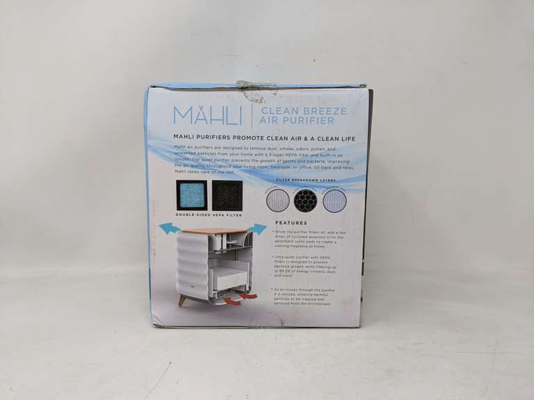 Mahli clean breeze air purifier store