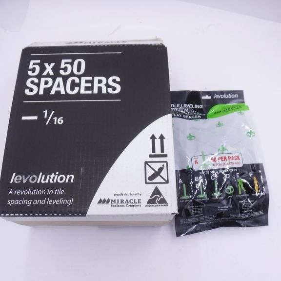 Miracle Sealants Levolution Tile Spacer & Level System, Flat Style Part ...
