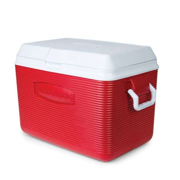 Rubbermaid Victory 48-Quart Cooler, Red - Dutch Goat
