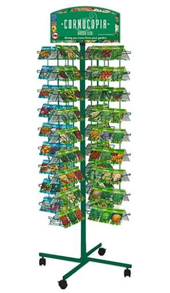 Seeds of Change Generic 3-Sided Spinner Rack, STOCK PIC MAY DIFFER FROM ...