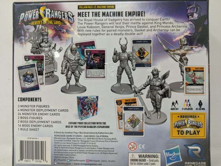 Saban's Power Rangers Hero Of The Grid Villain Pack #2: Machine Empire ...