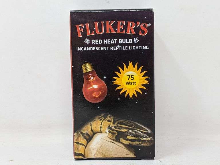 Lot of 6 Fluker's Red Heat Bulbs - Dutch Goat