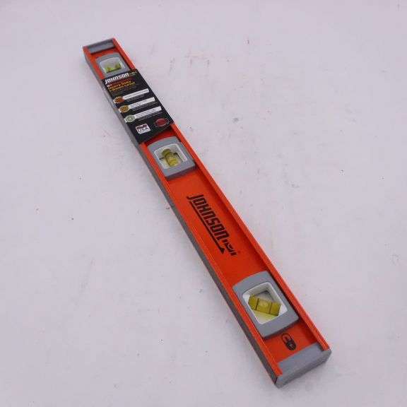 Johnson Magnetic Heavy Duty I-Beam Level 2ft Long - Dutch Goat