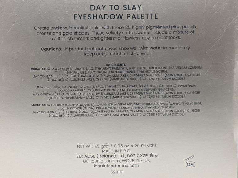 Iconic London Day To Slay Eyeshadow Pallet - Dutch Goat