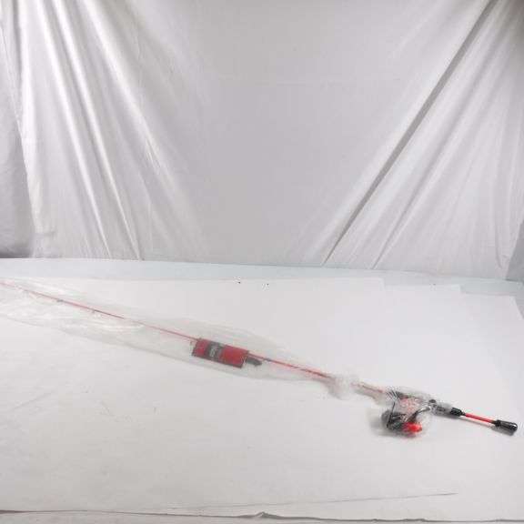 Lew's Mach Smash Spinning Combo Red Fishing Rod- 6'6" - Dutch Goat