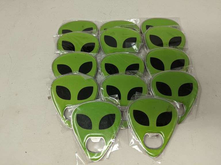 Lot of 14 Alien Bottle Openers - Dutch Goat