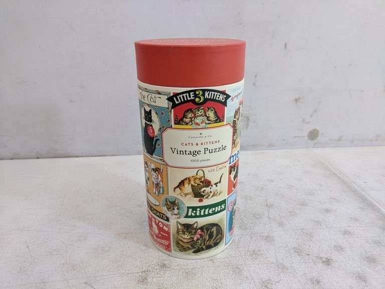 Cavallini and Co. Vintage Puzzle - Cats and Kittens, 1000 Piece Puzzle ...