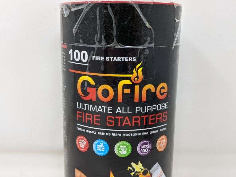 Go Fire Ultimate All Purpose Fire Starters - 100 Packs Total - Dutch Goat