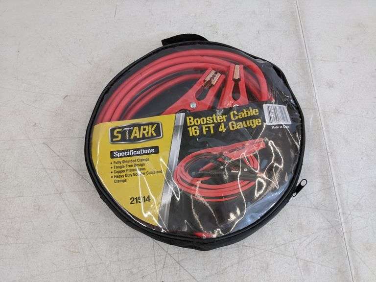 Stark Booster Cables - 16 ft, 4 Gauge - Dutch Goat