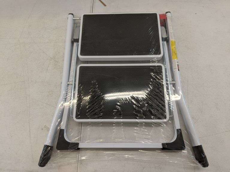 Safety First Black And White Step Stool - Dutch Goat