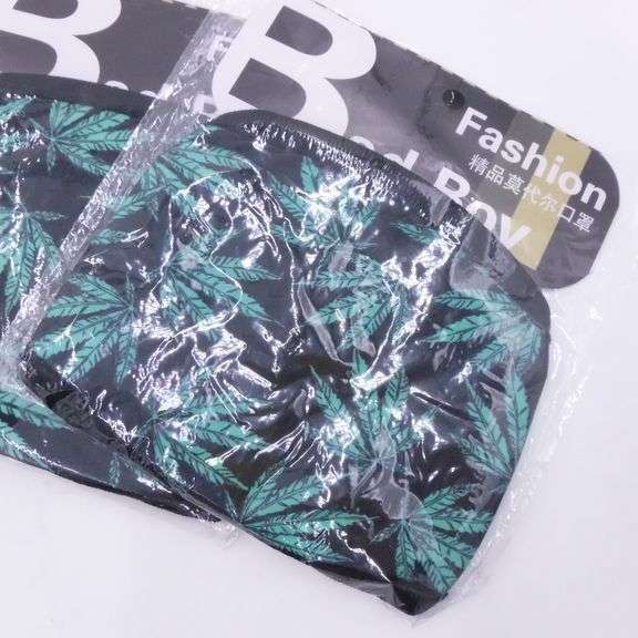 Lot Of 5: Bad Boy Fashion Marijuana Face Masks - Dutch Goat