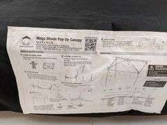 Crown Shade Mega Shade Pop Up Canopy - 12.3ft x 12.3ft - Dutch Goat