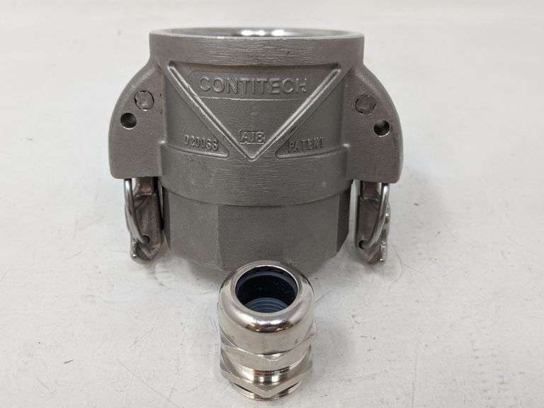 Lot of 2 Continental ContiTech 3/4 in. Aluminum Insta-Lock Cam & Groove ...