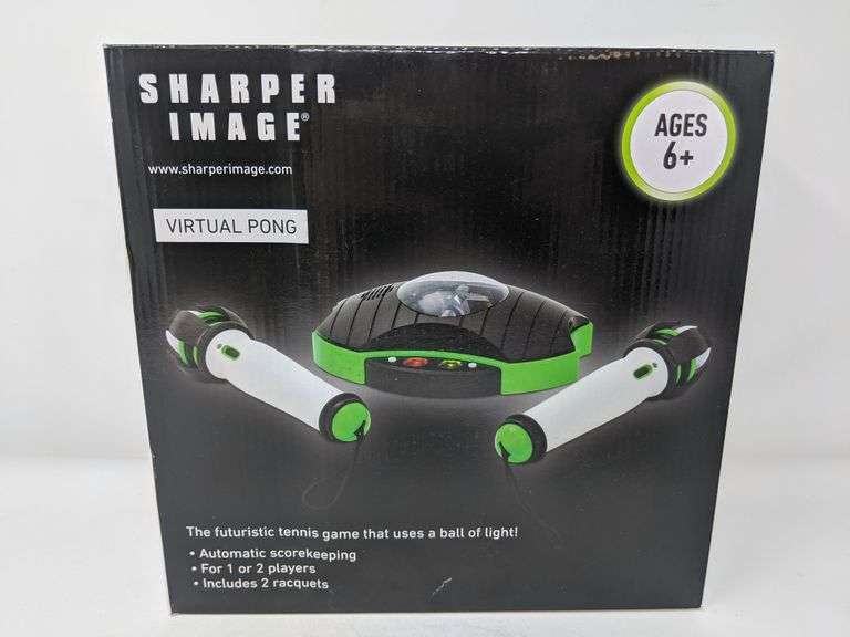 Sharper Image Virtual Pong The Futuristic Tennis Game That Uses A Ball ...
