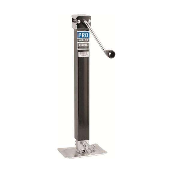 Pro Series Square Tube 8000 Lbs Trailer Jack With Footplate 15" Lift - Dutch Goat