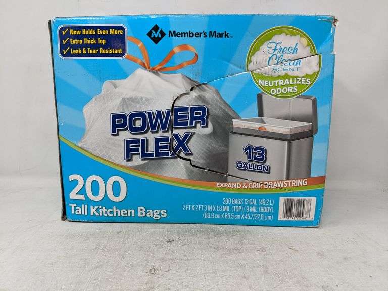 Member's Mark Power Flex 200 Pack Garbage Bags - Dutch Goat