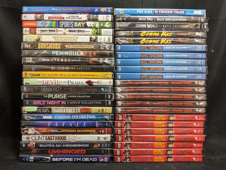 Assortment of 44 Movie DVDs - Dutch Goat