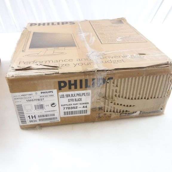 Philips 150S7F LCD 15" XGA Monitor, XGA 1024x768 Resolution for Sharper ...