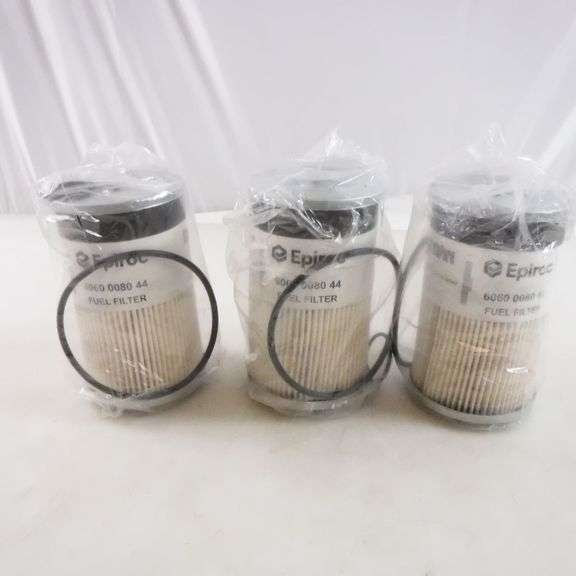 Lot of 3: Fuel Filters, Epiroc Brand, 6060 0080 44 - Dutch Goat
