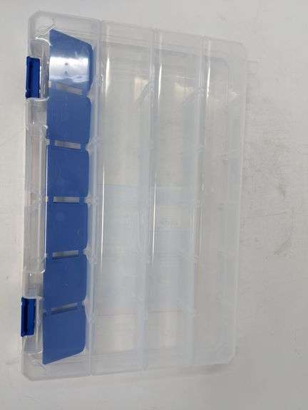 Lot of 3 Flambeau Tuff Tainer Compartment Box, Clear - Dutch Goat