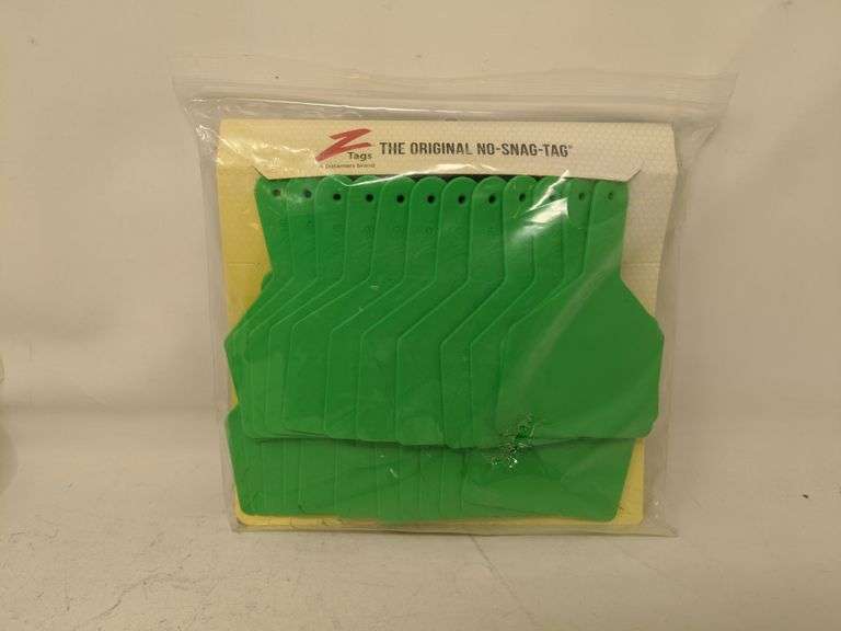 Lot of 2 Packs of Z Tags One-Piece Tag System - 25 Livestock ID Tags ...