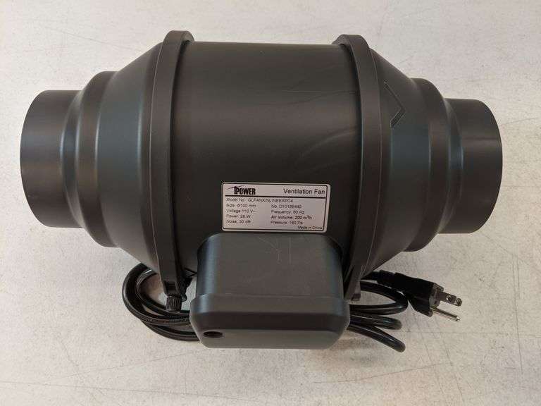 Power Ventilation Pan HG POWER 4 Inch Inline Duct Fan - Dutch Goat