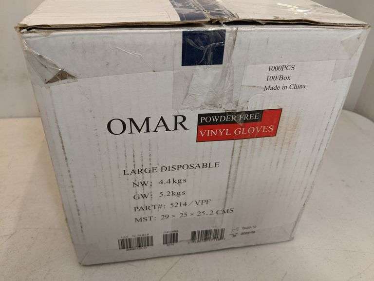 Case of 100 Vinyl Gloves - Dutch Goat