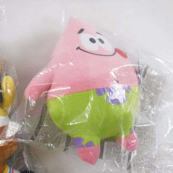Assortment of Stuffed Animals 10". Teddy Bear, Spongebob, And Patrick ...
