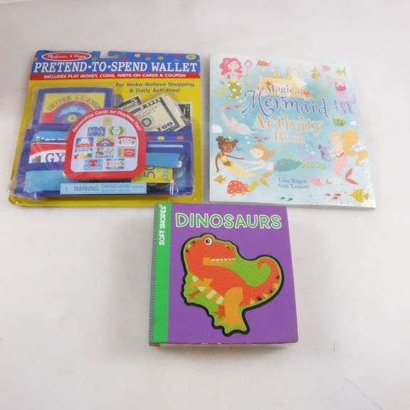 Assortment Of Kids: Dinosaurs Foam Book, Melissa & Doug Pretend To ...